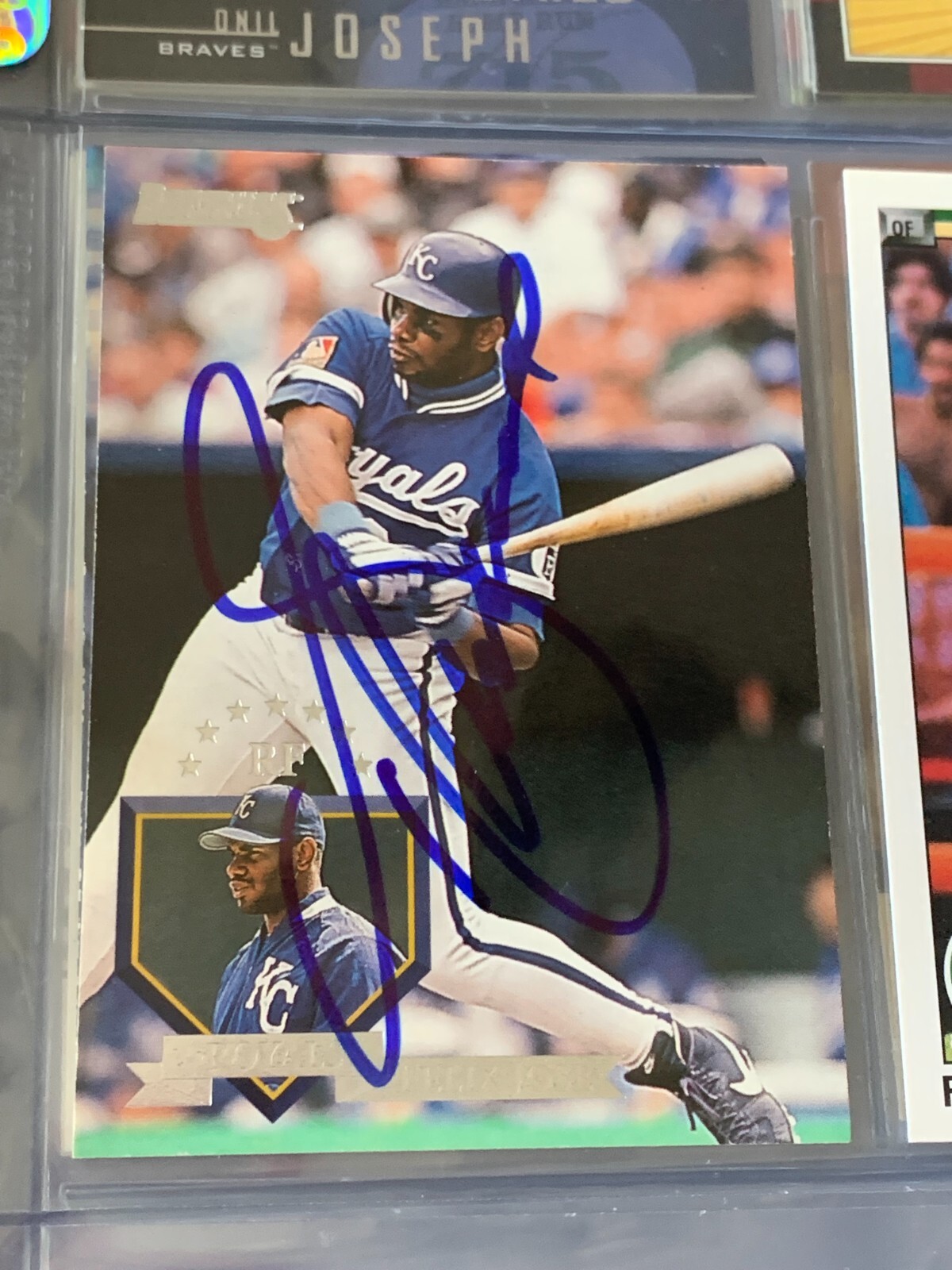 FELIX JOSE AUTOGRAPHED SIGNED 1995 DONRUSS CARD ROYALS COA | eBay