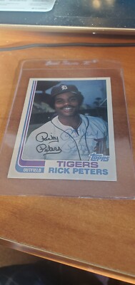 Autographed Signed Baseball 1982 Topps - #504 Rick Peters | eBay