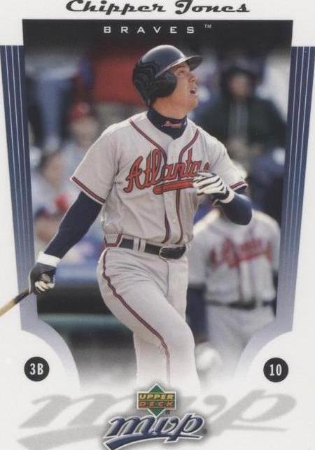 2005 Upper Deck MVP - Chipper Jones #17 for sale online | eBay
