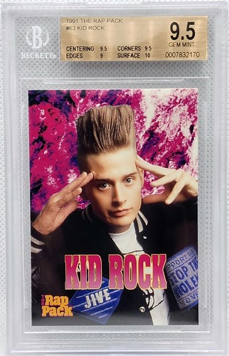 Kid Rock 1991 Premier Cards The Rap Pack #63 BGS 9.5 GEM MINT | eBay