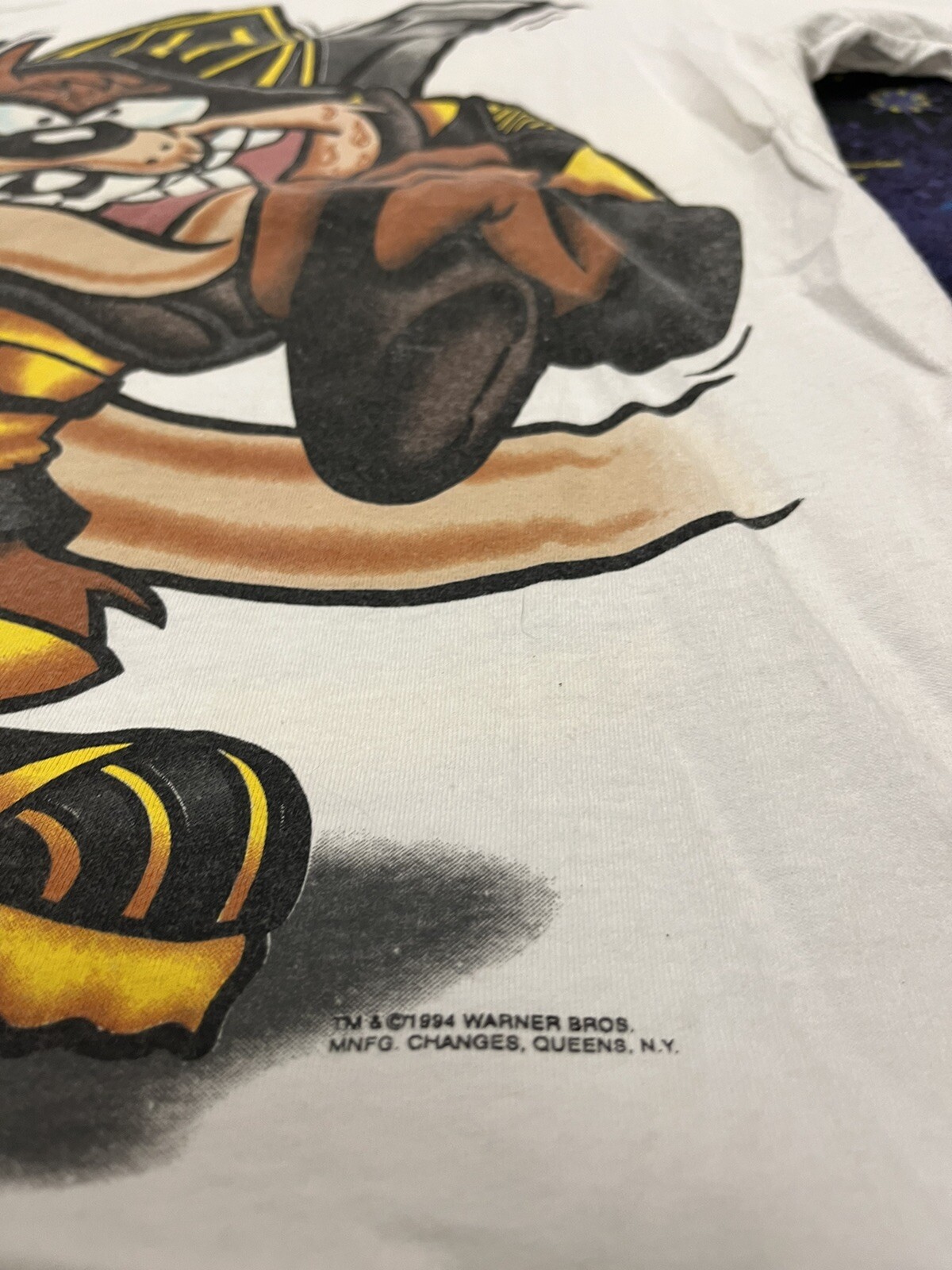 Vintage 1994 Taz Firefighter Looney Tunes Double Side… - Gem