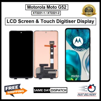 Motorola Moto G52 XT2221-1/2 Display Screen Touch Digitizer Replacement ...