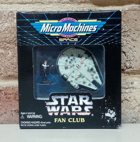 STAR WARS MICRO MACHINES FAN CLUB HAN SOLO & MILLENIUM FALCON | eBay
