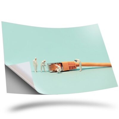 1 x Vinyl Sticker A2 - Networking Cable Computer #14171 | eBay UK