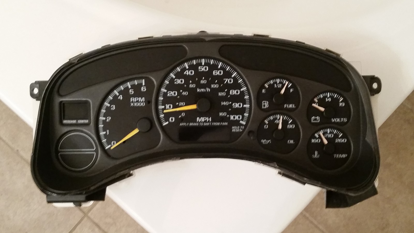1999-02 Chevy Tahoe Silverado 1500 Yukon Instrument Cluster Speedometer ...