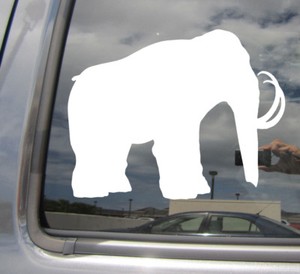 Woolly Mammoth #2 - Extinct Car Laptop Bumper Window Vinyl Decal ...
