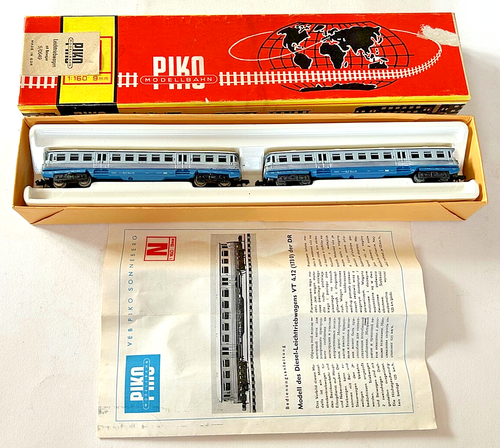 MINT IN BOX PIKO N GAUGE EVP EAST GERMAN OUTLINE DIESEL RAILCAR AND ...