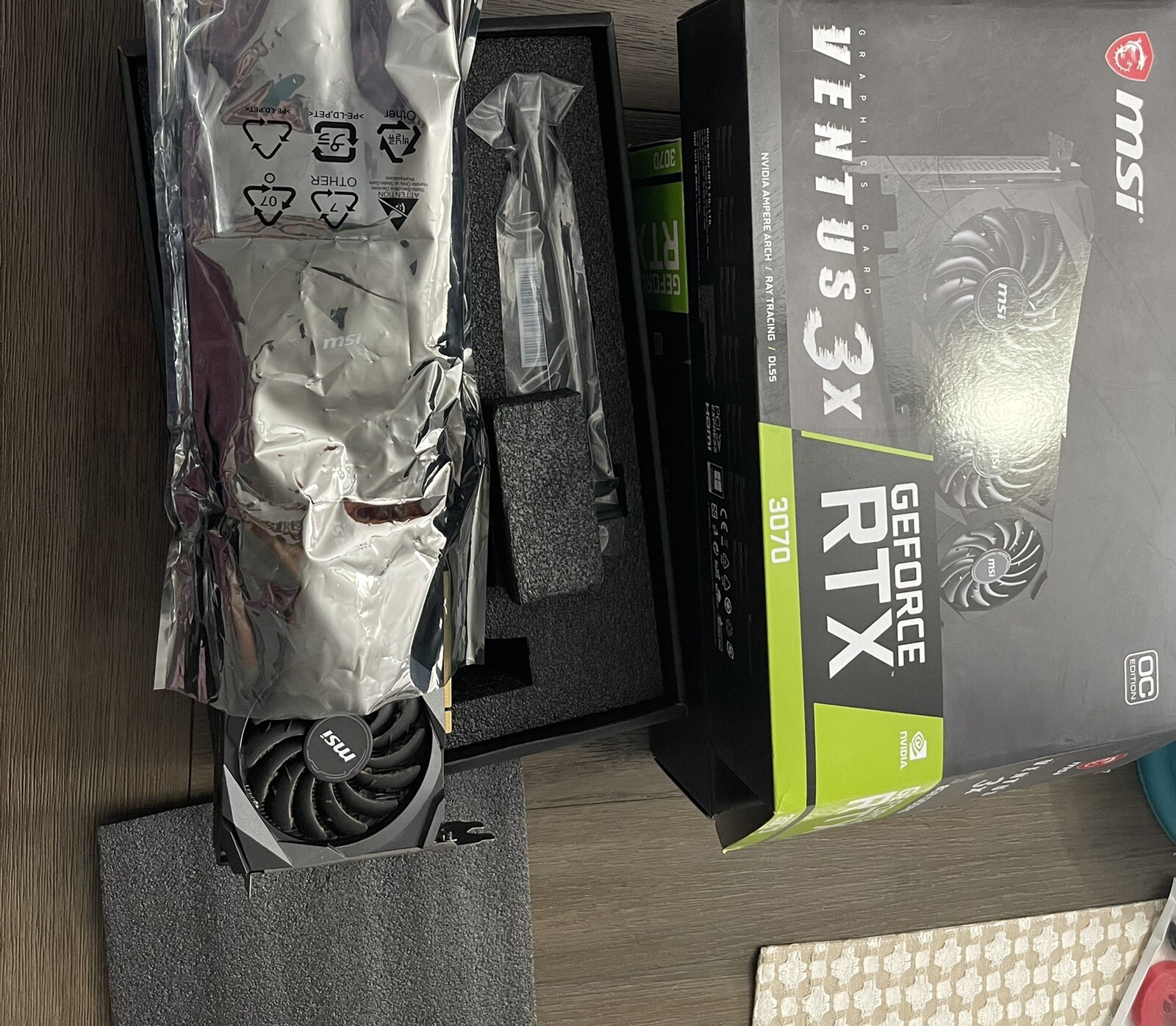 Nvidia EV3A VENTUS 3X RTX geforce rtx 3070 New (Opened Box For Online ...