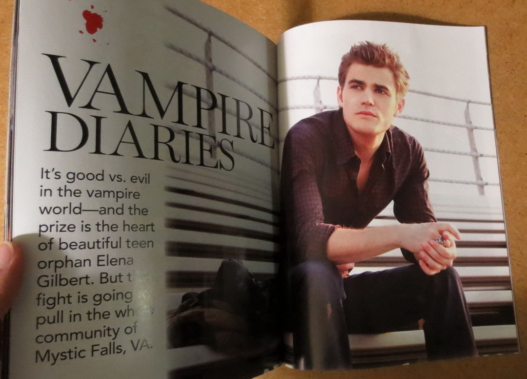 Vampires magazine - Vampire Diaries Ian Somerhalder PAUL WESLEY True ...