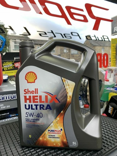 Shell Helix Ultra 5W-40 5W40 Fully Synthetic Engine Oil - 5 Litres 5L ...