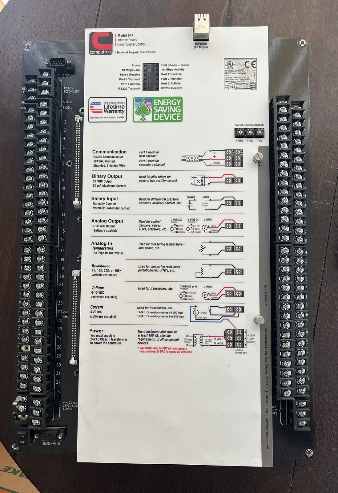 COMPUTROLS MODEL 64X - DDC Controller (USED) | eBay