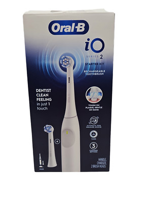 Oral-B iO Series 2 Rechargeable Electric Toothbrush Starter Kit, 2 ...
