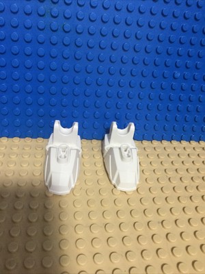 90661 LEGO Parts~2 Hero Factory Foot, Type 2 ~ White | eBay