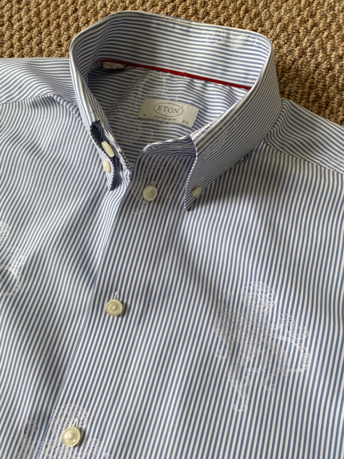 RARE LIMITED EDITION ETON BLUE STRIPE CONTEMPORARY FI… - Gem