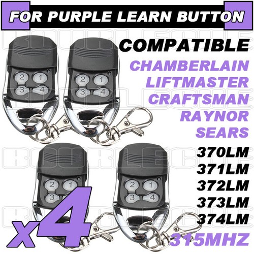 BEST 4PK Liftmaster compatible Remote 370LM 371LM 372LM 373LM 374LM 139 ...