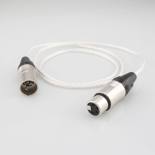 4Pin XLR Male to Female 8Core 5N PCOCC Audio Cord HiFi Headphone ...