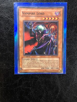Yugioh Vampire Lord Rare 1st Edition | eBay
