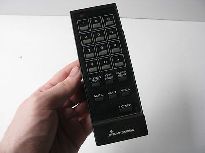 Mitsubishi TV Television Remote Control Clicker Black Original ...