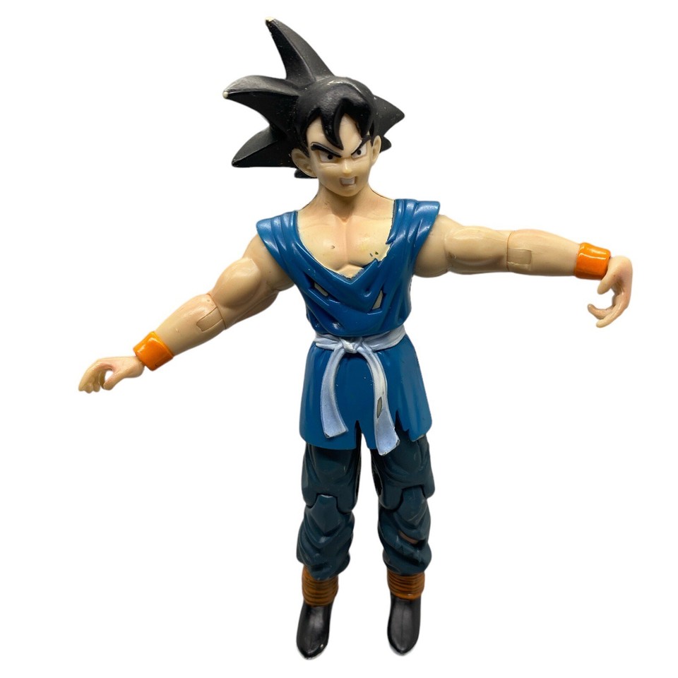 Dragon Ball Z Goku Blue Training Gi Figure Kid Buu Saga Jakks Pacific ...