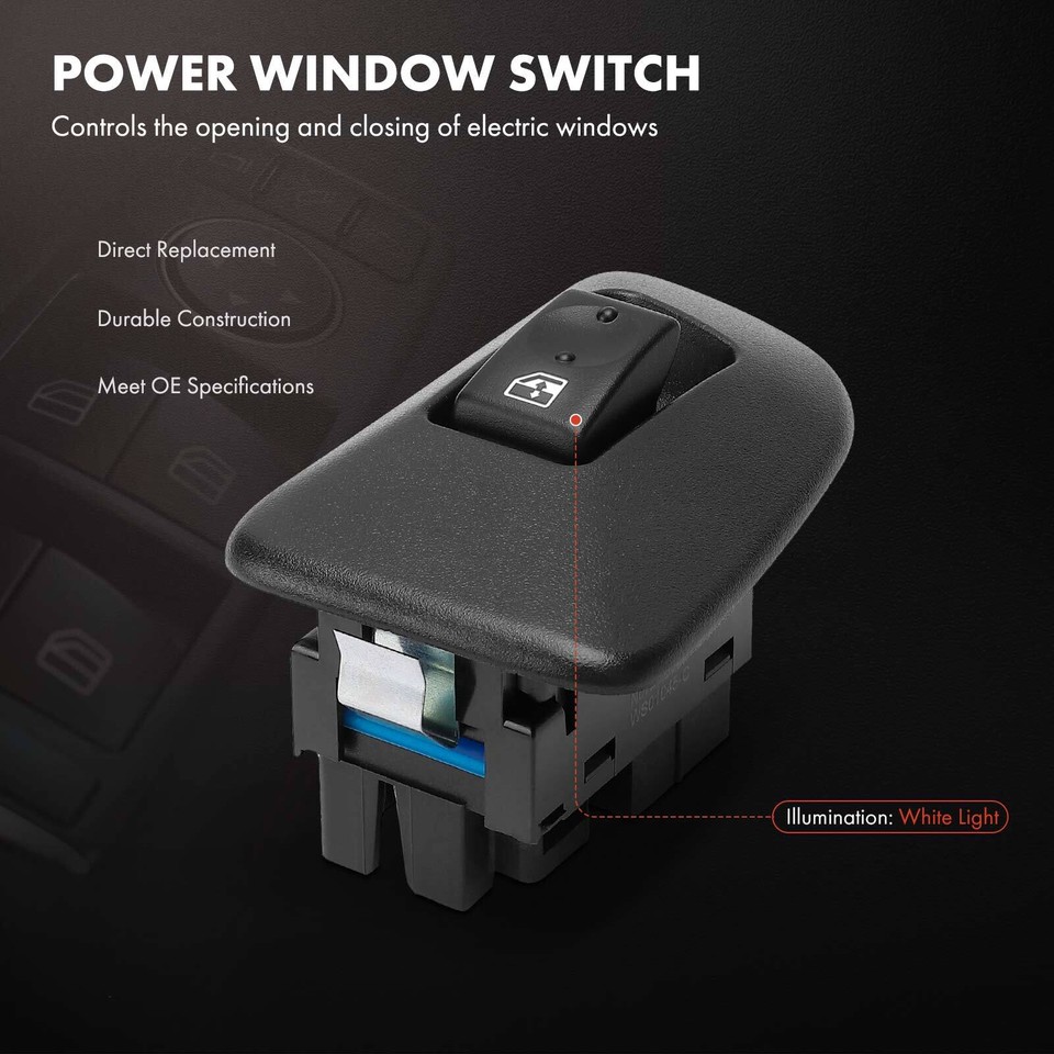 Rear Driver Power Window Switch for Chevy Silverado 1500 Cadillac ...