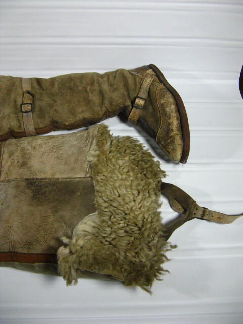 Rare 1918 Original WWI British Royal Flying Corps FUG Boots WOW! | eBay