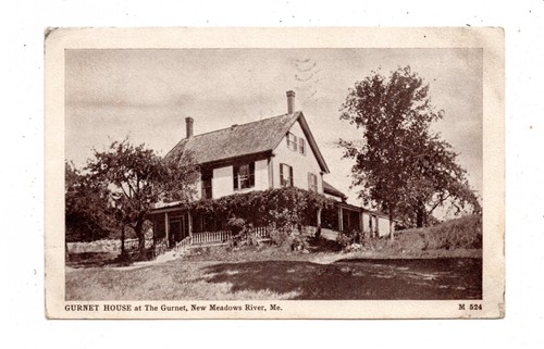 NEW MEADOWS RIVER, ME ~ GURNET HOUSE INN ~ used 1916 | eBay