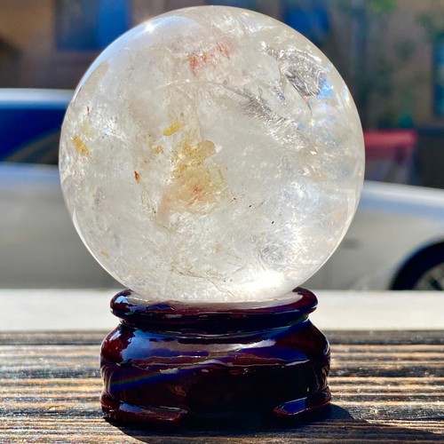 276G Natural spherical healing crystal ball gemstone quartz stone | eBay