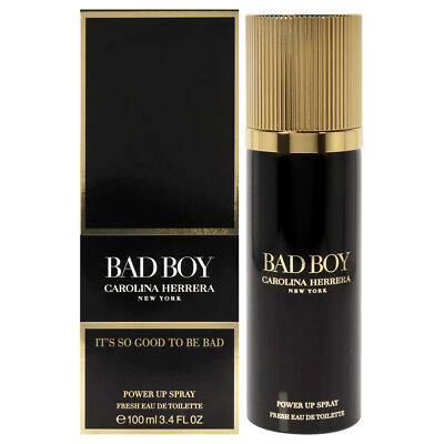 Bad Boy Power Up Spray by Carolina Herrera - 3.4 oz EDT Spray Cologne ...