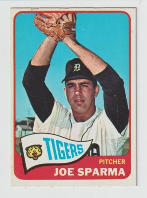 Joe Sparma - 1965 Topps Baseball Card #587 - Detroit Tigers | eBay