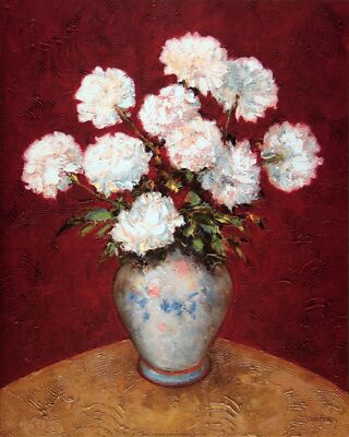 (16 x 20) Art Print DL0371 DEBRA LAKE Flowers in a vase | eBay