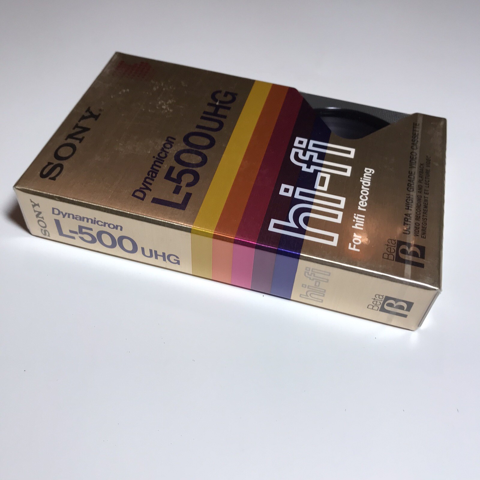 Sony Dynamicron L-500UHG HI-FI Sealed Beta Max Tape New | eBay