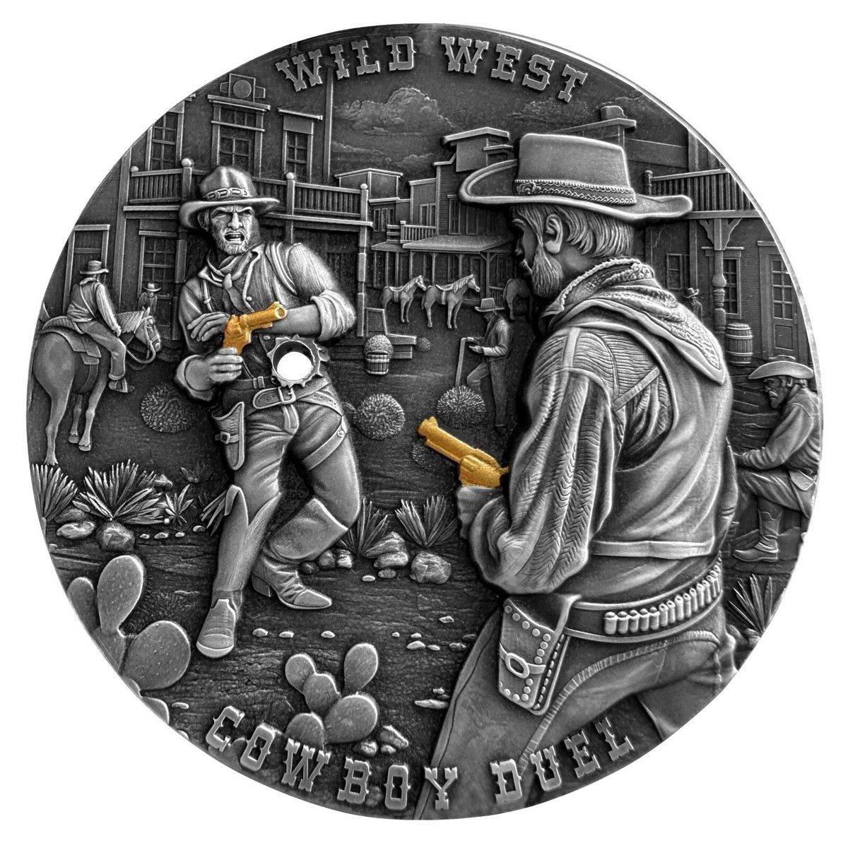 Cowboyduel Closeup Cowboy Drawing Pistol Duel
