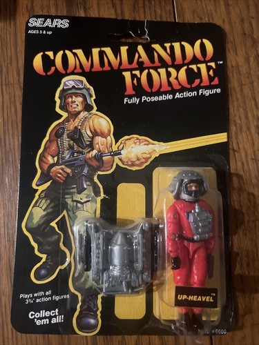 1980's Remco Sears Commando Force Up-Heavel Action Figure sealed NIP ...