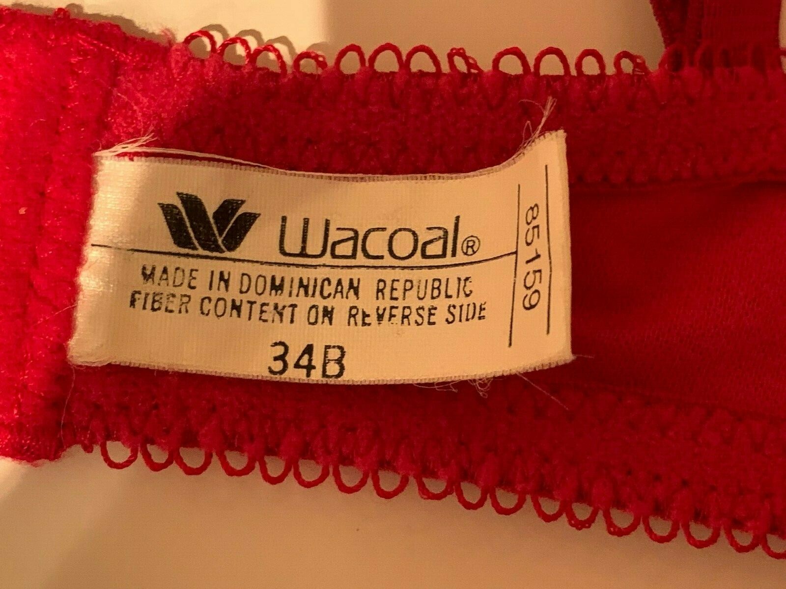 VINTAGE WACOAL 85159 84259 ~ RED ~ BRA & HI-CUT PANT… - Gem