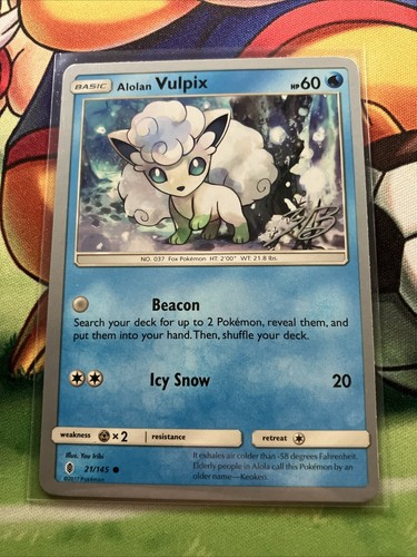 Alolan Vulpix 21/145 World Championships Promo Pokemon Card NM! 2017 | eBay