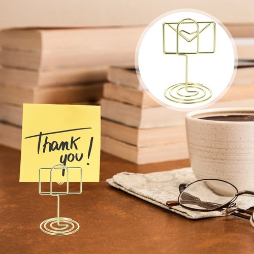 20 Pcs Steel Table Card Holder Stands Wire Picture Holders for Tables ...