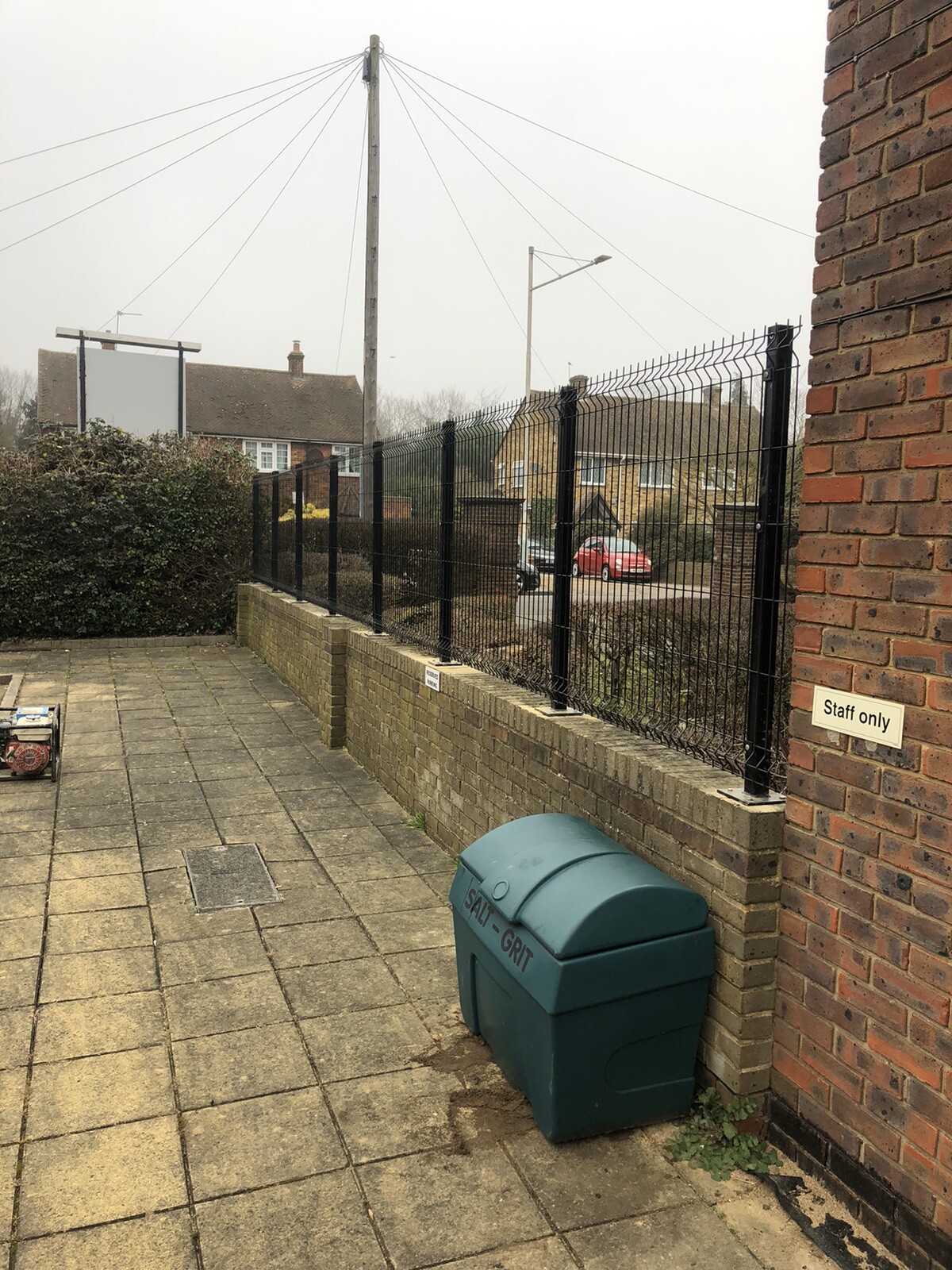2.4m High v mesh security fencing Supplied And Installed Per Meter ...