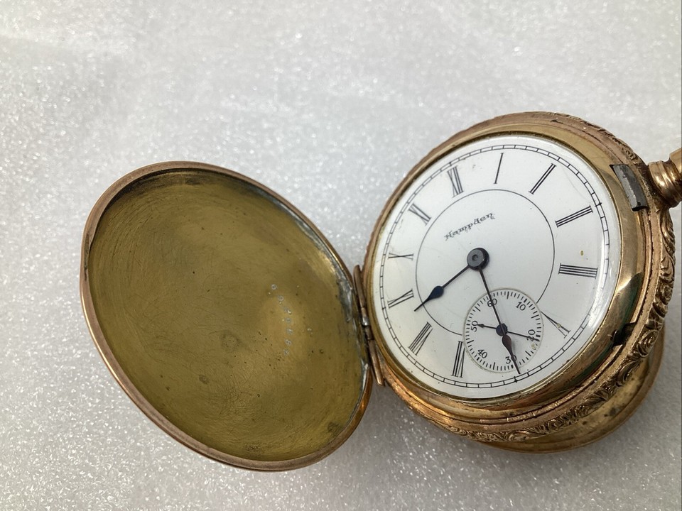 hampden pocket watch Running Gold? Pw13 | eBay
