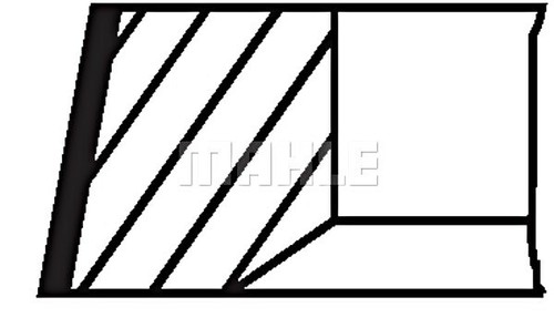 MAHLE Piston Ring Kit For MERCEDES JEEP Cla Gla Glc Gle Slc Sprinter ...