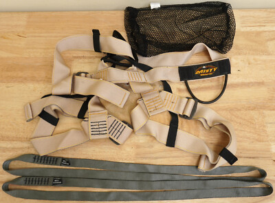 Misty Mountain MILROC Climbing Rappelling Tactical Sit Harness-Webbing ...