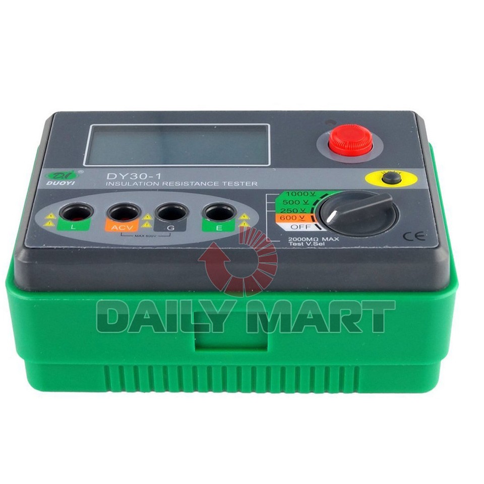 NEW Duoyi DY30-1 Digital Insulation Resistance Megohmmeter Multimeter ...
