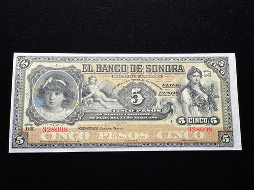Mexico 5 Pesos Bank of Sonora | eBay