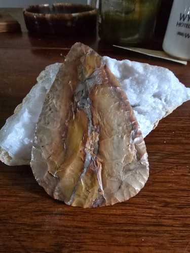 3 13/16" Flint Ridge Adena Blade Perry County Ohio Partain COA | eBay