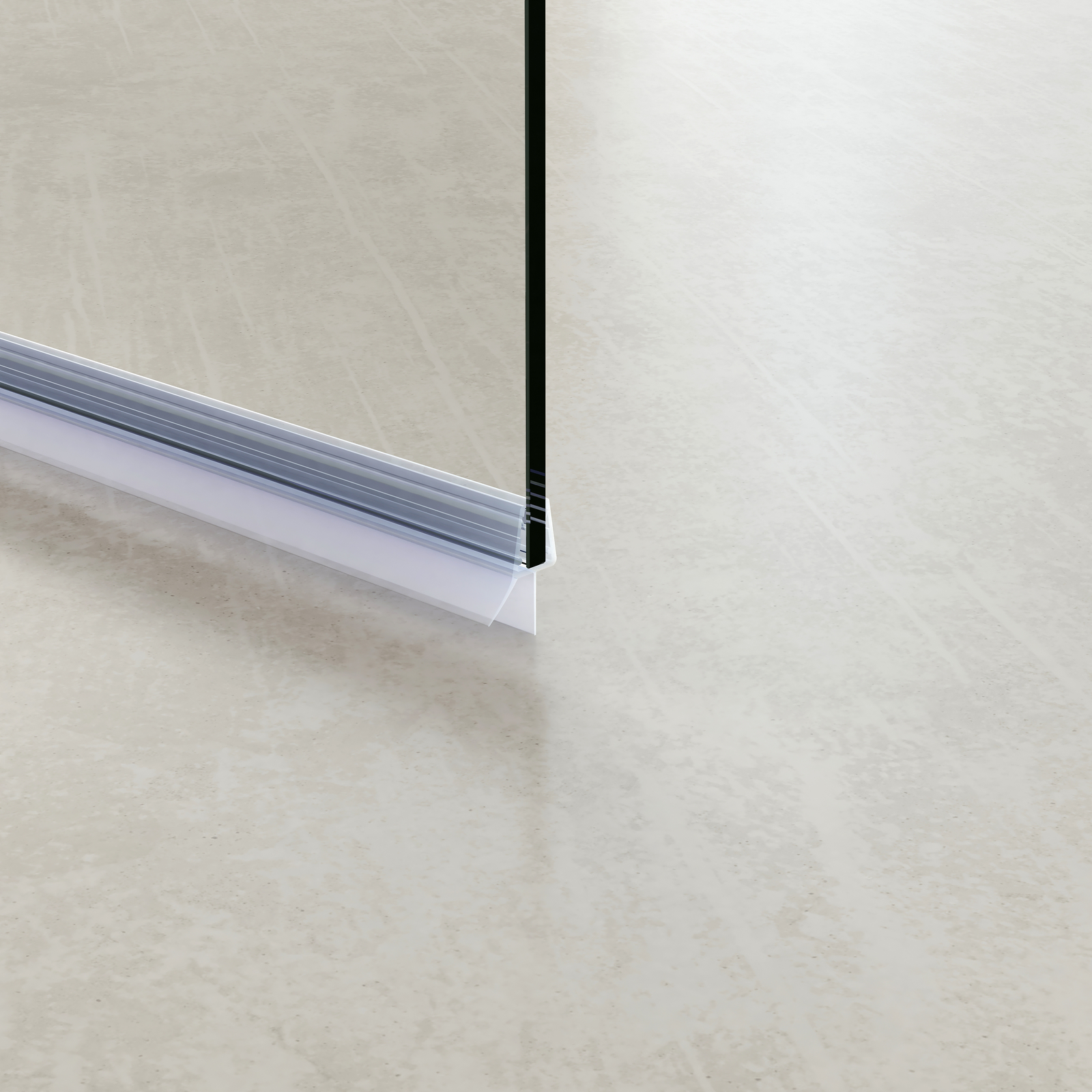 Duschdichtung Ersatzdichtung Duschtürdichtung Wasserabweiser 6/8mm Glas ...