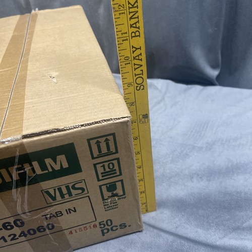 Fuji Fujifilm Sealed VHS 50 Tapes BT-60 Tab In Videocassette Duplicator ...