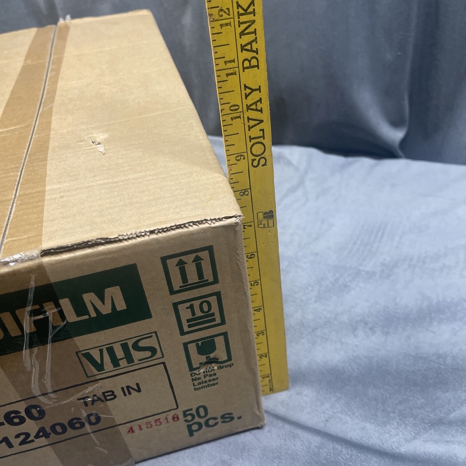 Fuji Fujifilm Sealed VHS 50 Tapes BT-60 Tab In Videocassette Duplicator ...