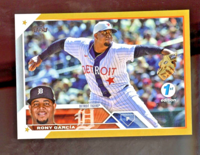 2023 Topps Series 1 1st Edition Gold Foil Rony Garcia #231 | eBay