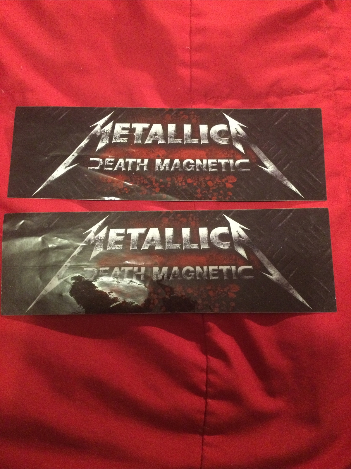 Metallica Death Magnetic Bumper Sticker Original Promo 8x2.5 (2 ...