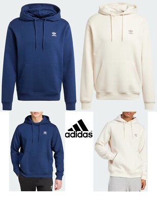 Adidas TREFOIL ESSENTIALS FLEECE HOODIE (IY4929 & JD2402) - New ! | eBay UK