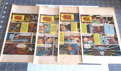 Lot of 4 Star Trek by Sherman DiVono & Ron Harris, Sunday comic Strips ...